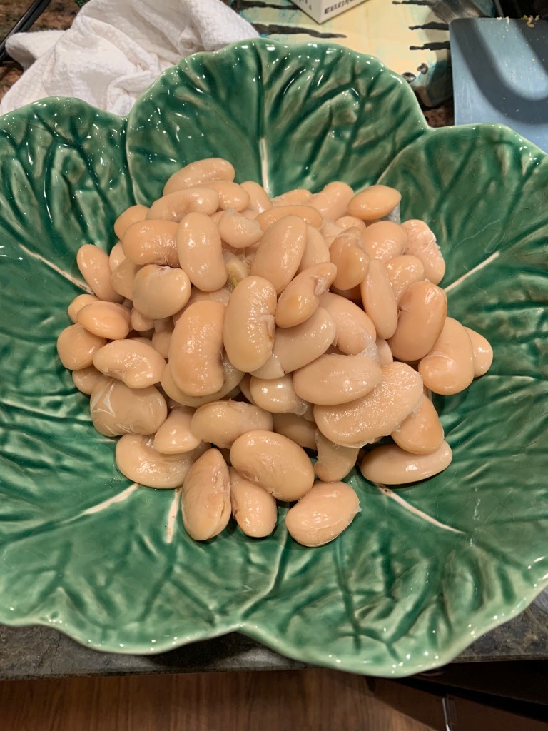 Gigantes or Royal Corona Beans in Creamy Garlic Sauce | The Sassy Spoon ...
